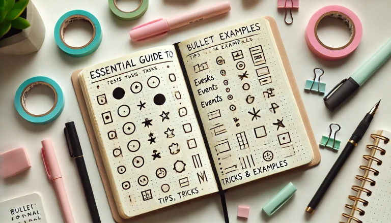 Essential Guide to the Key Bullet Journal: Tips, Symbols, and Examples